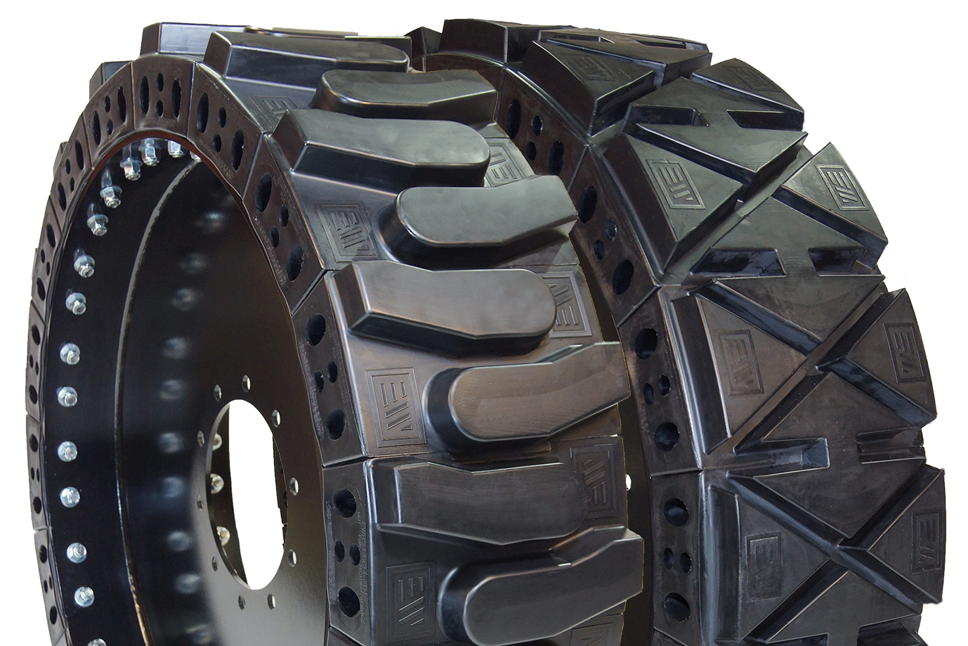 Evolution Wheel - Manitou Solid Telehandler Tire